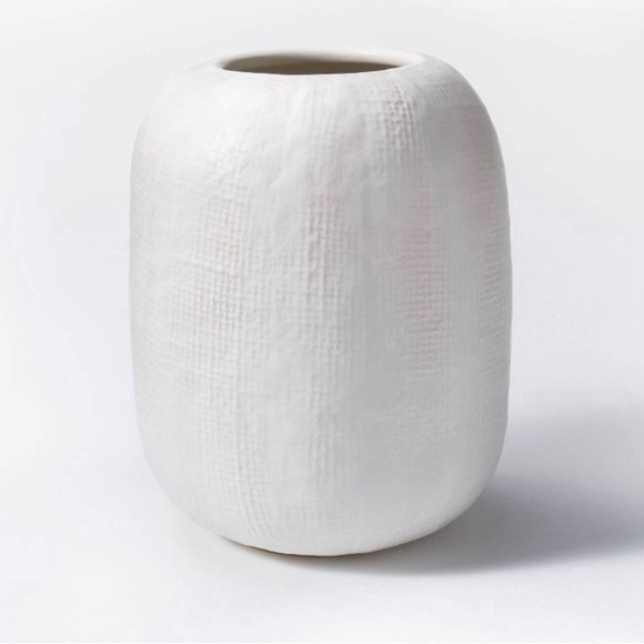 Threshold | Accents | Nib Tall White Textured Vase Threshold Designed ...